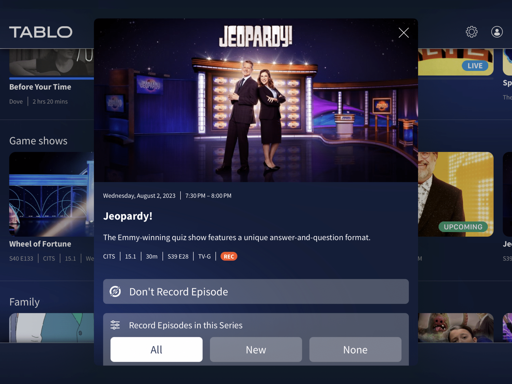 Tablo on Apple (iOS) - Tablo TV