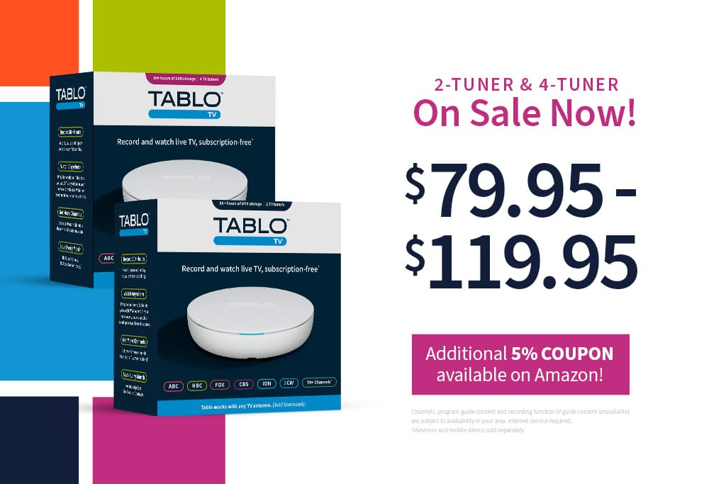 Enjoy Amazon Prime Day Deals on Tablo Whole-Home DVRs - Tablo TV
