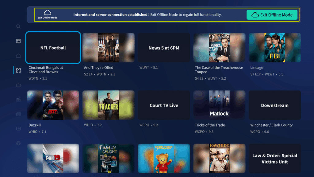 Introducing Offline Mode for 4th Generation Tablo Apps - Tablo TV